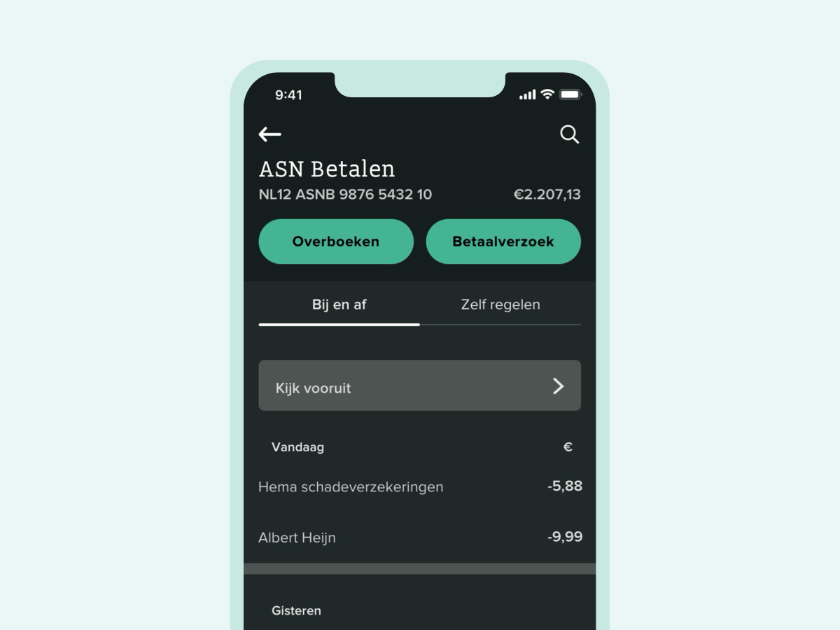 Nieuw in de ASN-app en ASN Online Bankieren - ASN Bank